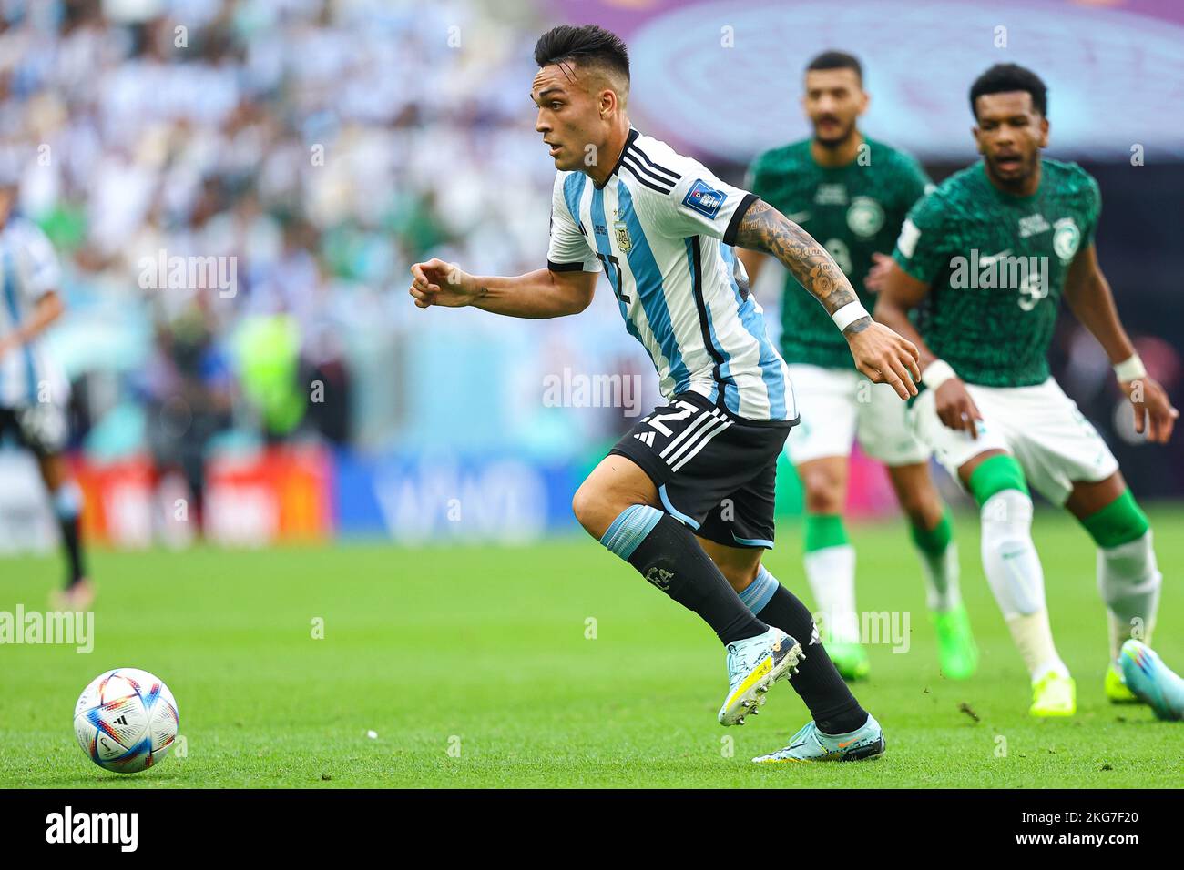 Lautaro Martinez during the FIFA World Cup Qatar 2022 Group C match ...
