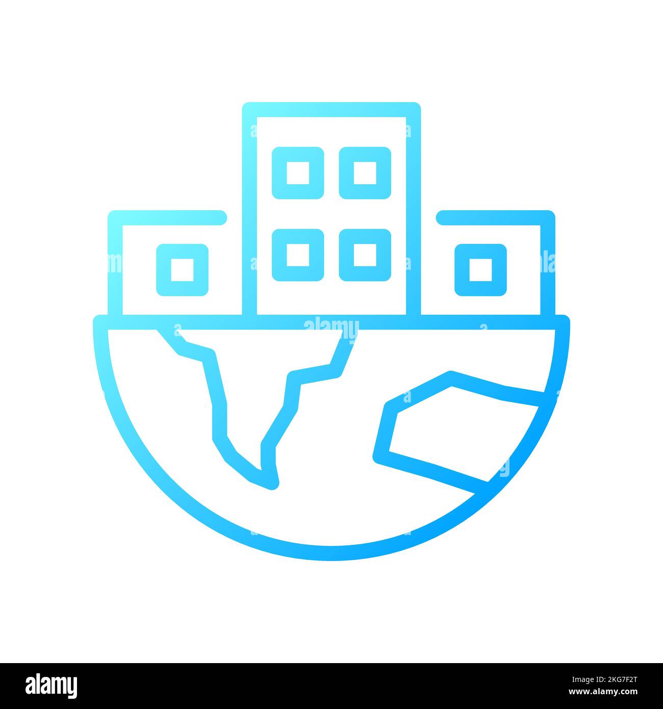 Global infrastructure pixel perfect gradient linear vector icon Stock Vector Image & Art - Alamy