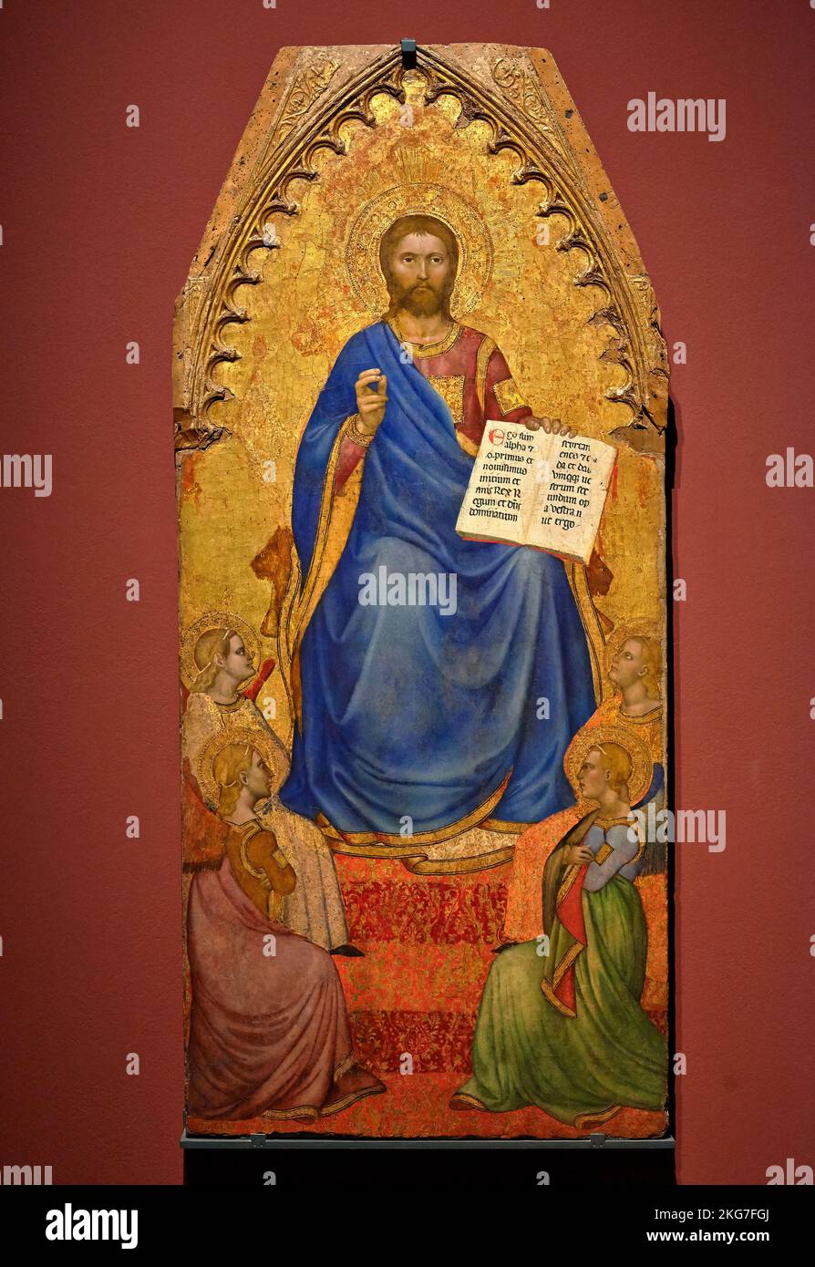 Cristo in trono adorato da angeli - tempera su tavola - Giovanni da ...