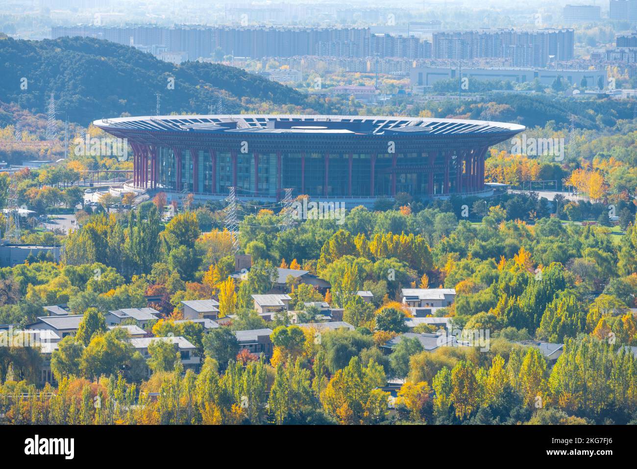 Aerial Photos show the gorgeous views of Yanqi Lakeside in Beijing ...