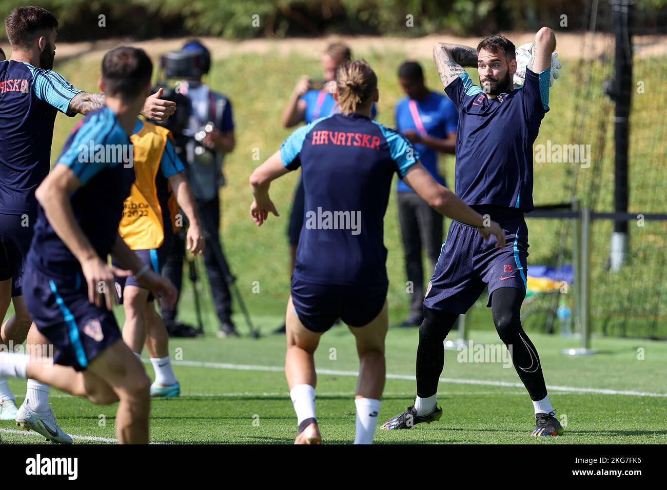 DOHA, QATAR - NOVEMBER 22: Ivica Ivusic of Croatia in action during the ...