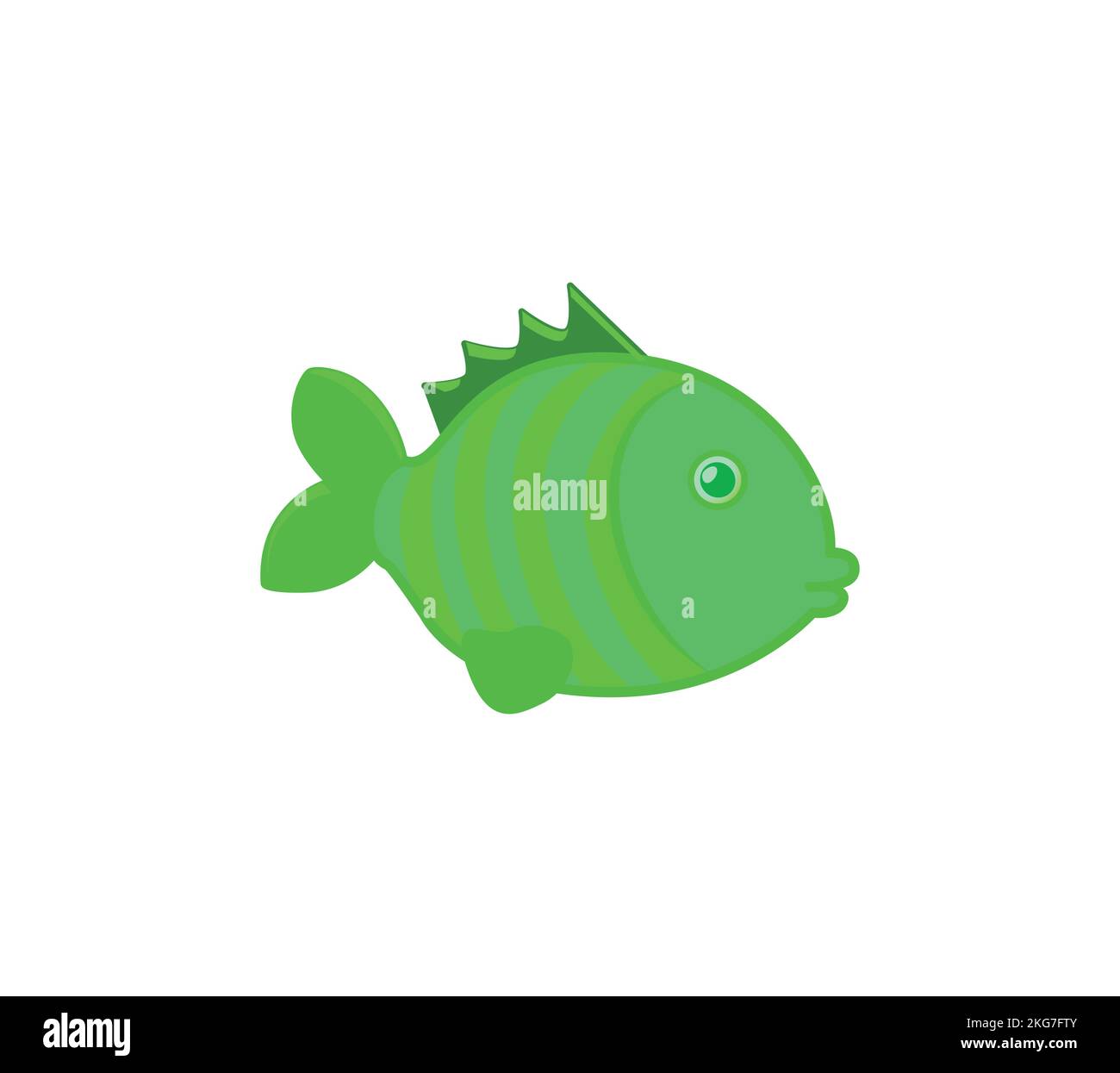 Cartoon fish. Vector clip art illustration. Tropical fish Stock Vector ...
