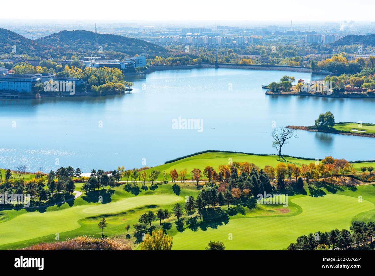 Aerial Photos show the gorgeous views of Yanqi Lakeside in Beijing ...