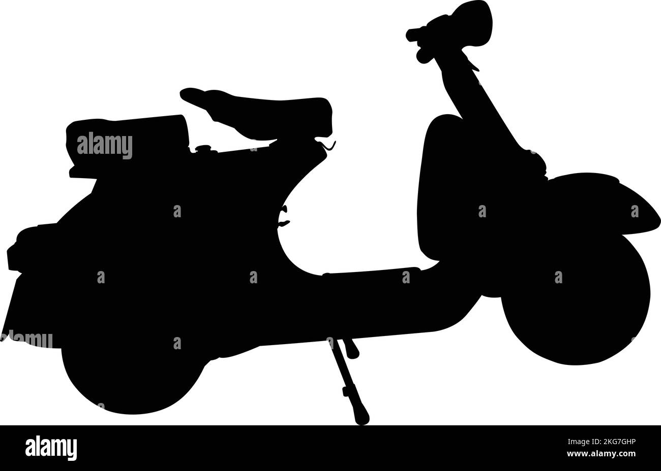 scooter vector icon black design Stock Vector Image & Art - Alamy