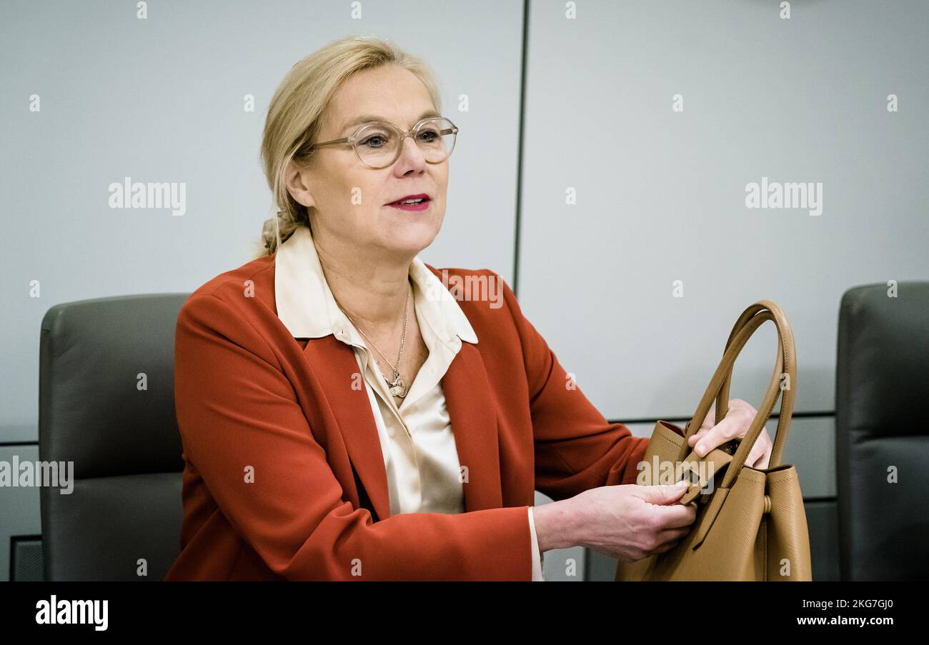 THE HAGUE - Sigrid Kaag, Minister of Finance, during the general ...