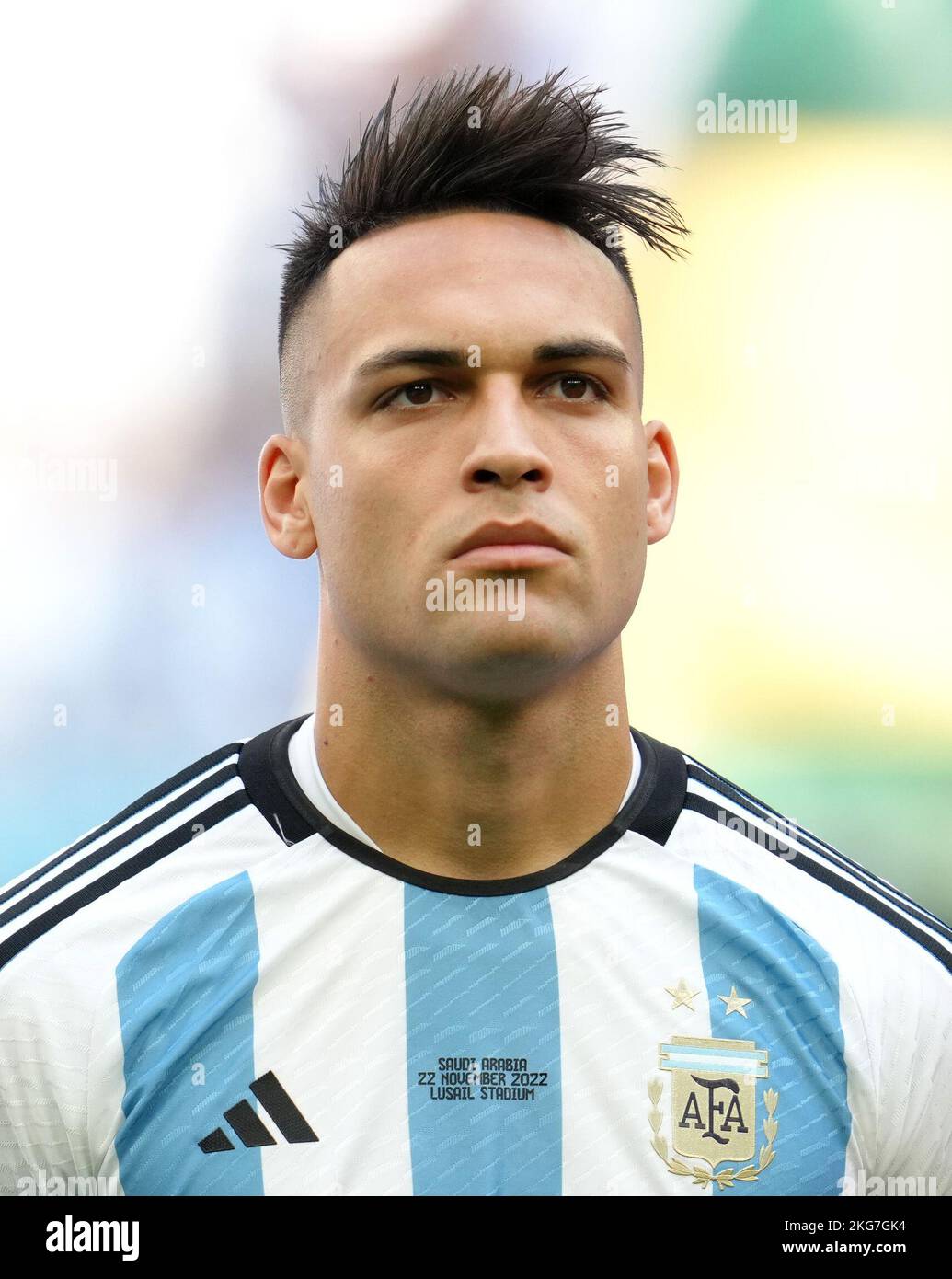 Argentina's Lautaro Martinez during the FIFA World Cup Group C match at ...