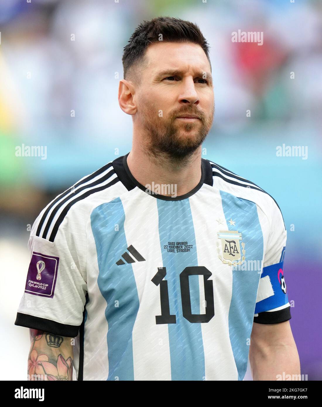 Argentina's Lionel Messi during the FIFA World Cup Group C match at ...