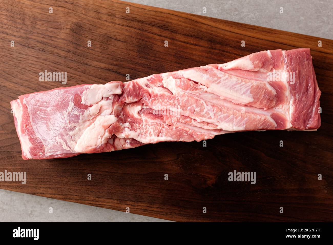 Thick-sliced Pork Whole Pork Belly Stock Photo - Alamy