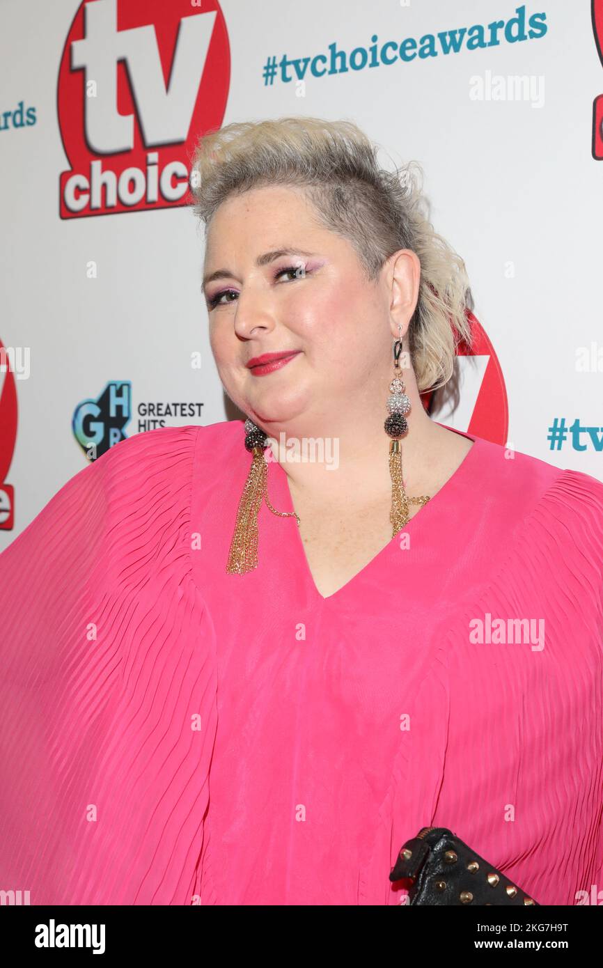 Siobhan McSweeney attends the annual TV Choice Awards at Hilton Hotel ...