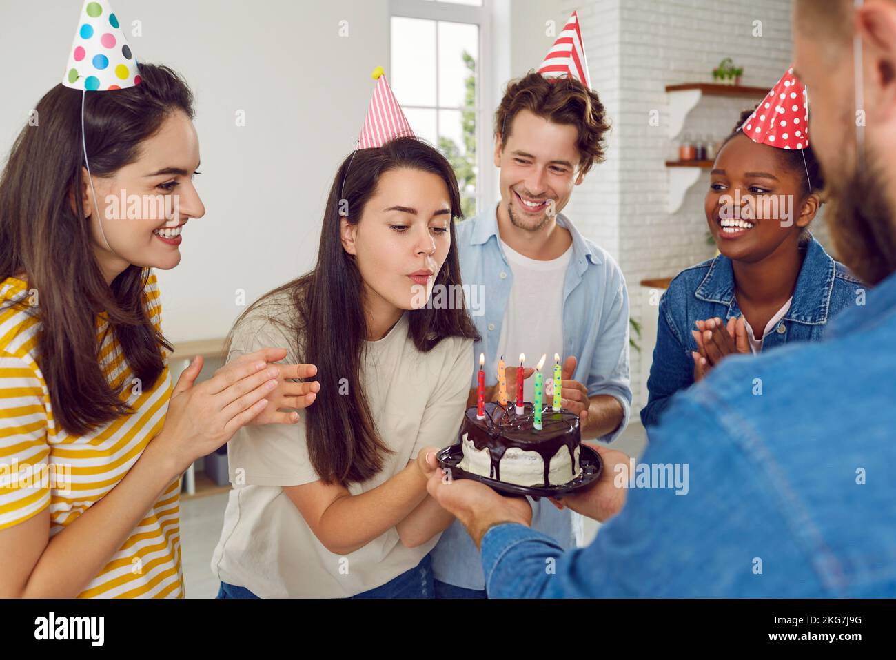 People celebrate his birthday hi-res stock photography and images - Alamy