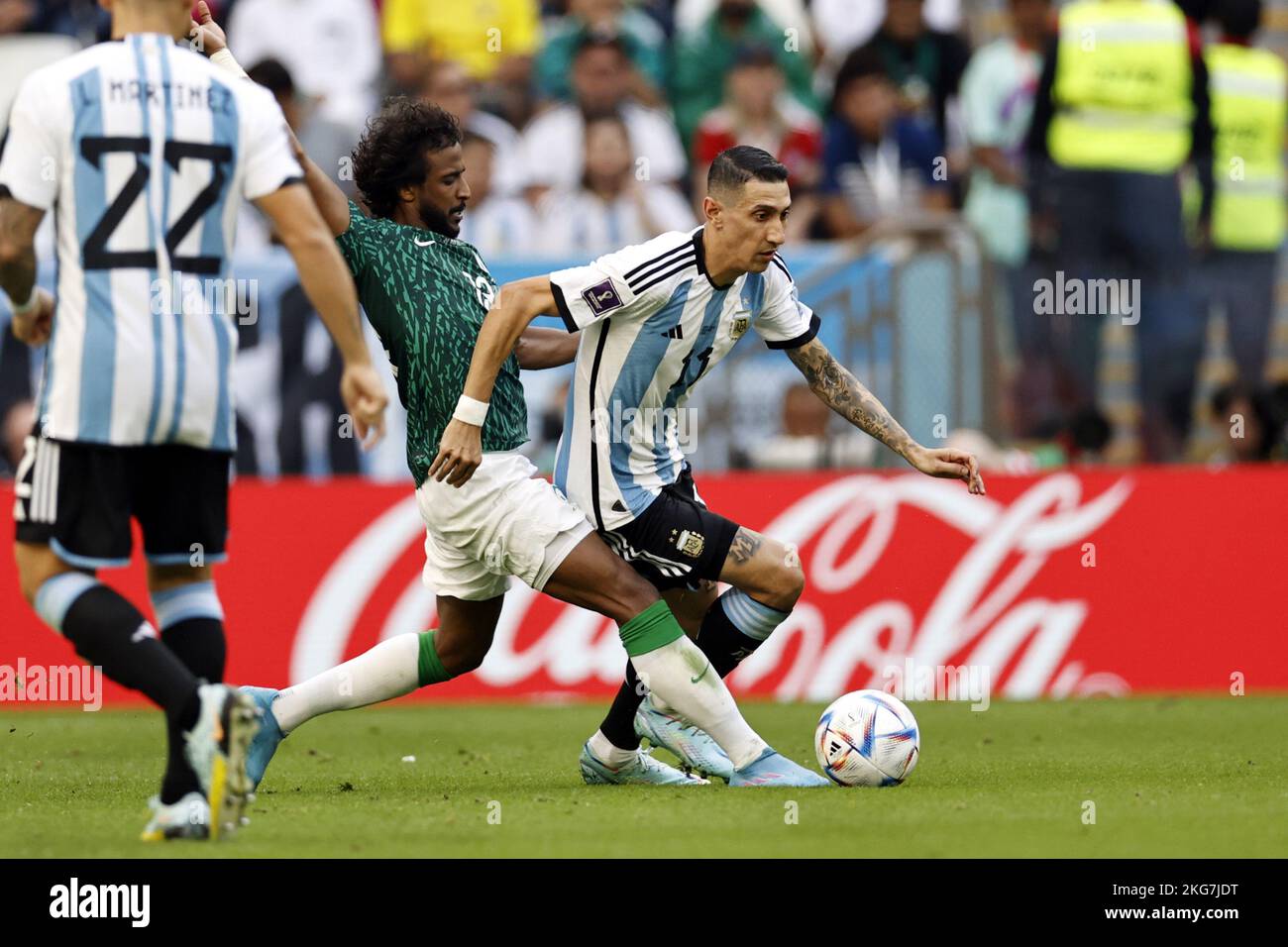 Lusail City, Qatar. 22nd Nov, 2022. LUSAIL CITY - (l-r) Yasir Al ...