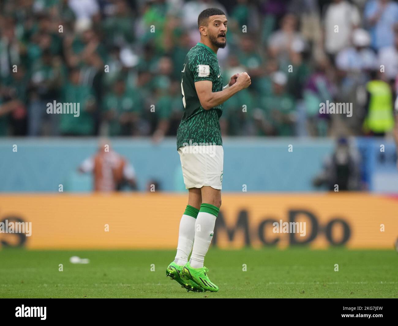 Almalki Abdulelah of Saudi Arabia during the Qatar 2022 World Cup match ...