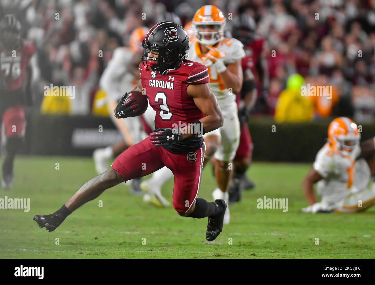 November 19, 2022: South Carolina Gamecocks receiver Antwane Wells Jr ...