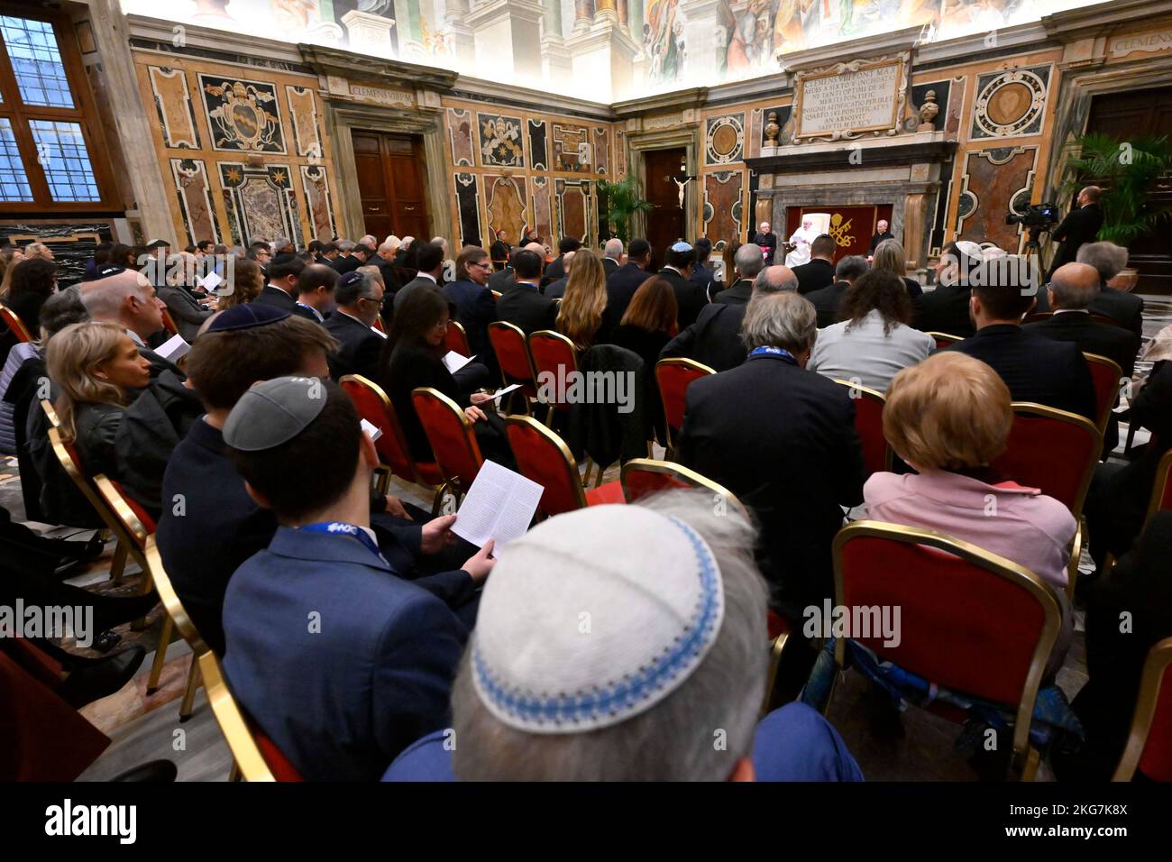 Italy, Vatican, 2022/11/22 Pope Francisdirina an audience with the ...