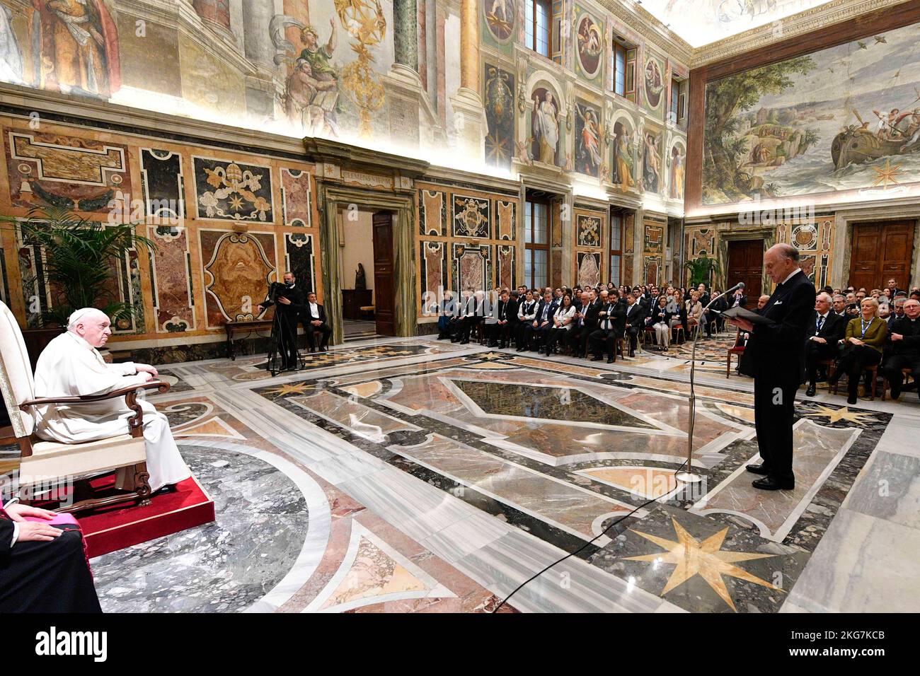 Italy, Vatican, 2022/11/22 Pope Francisdirina an audience with the ...