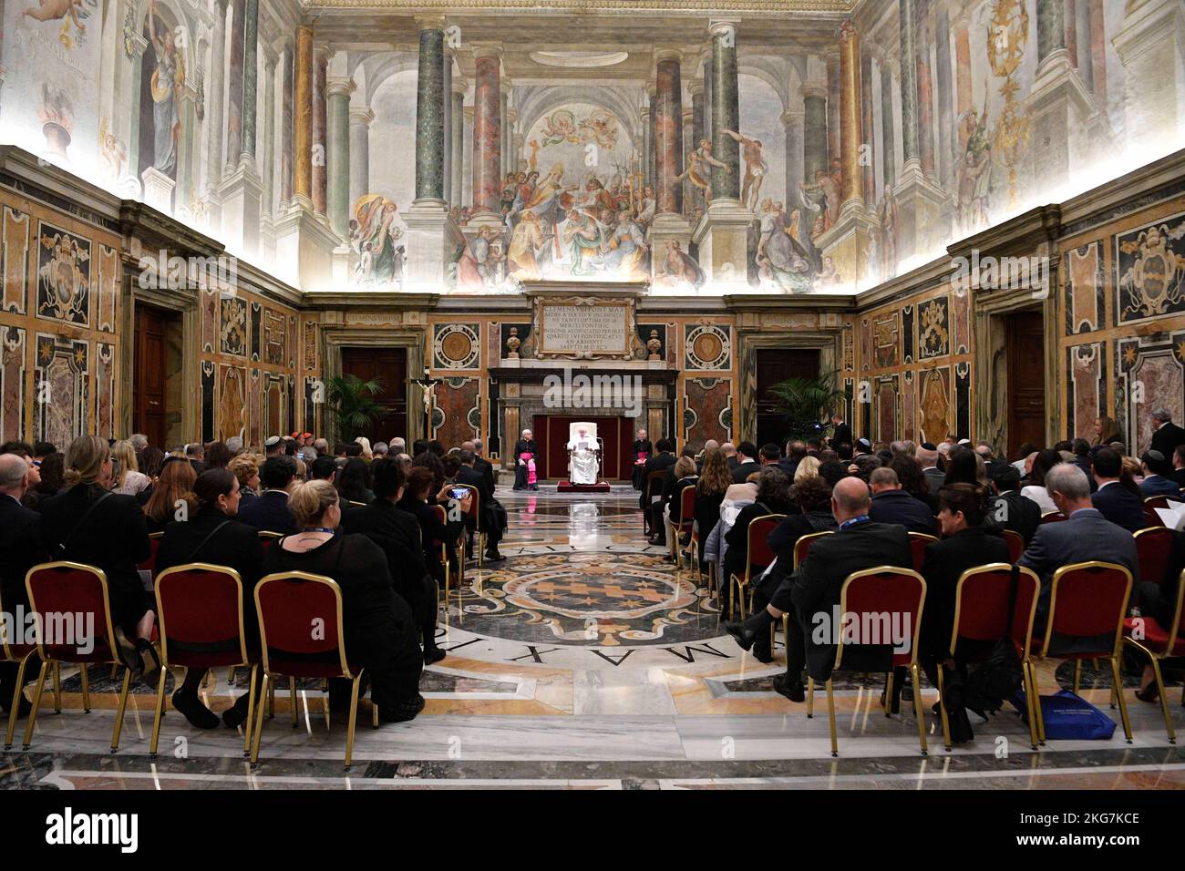 Italy, Vatican, 2022/11/22 Pope Francisdirina an audience with the ...