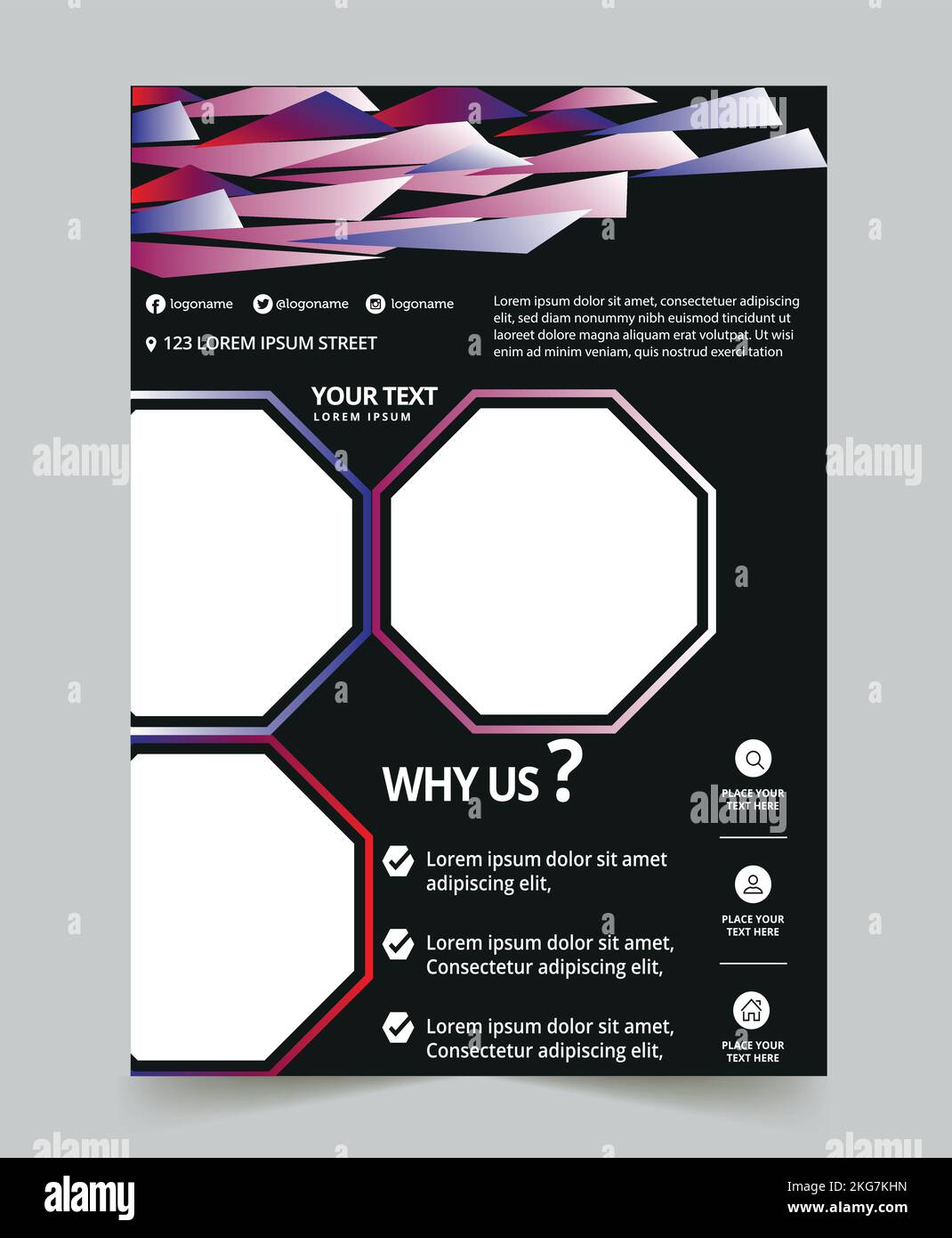 Business flyers Stock Vector Images - Alamy