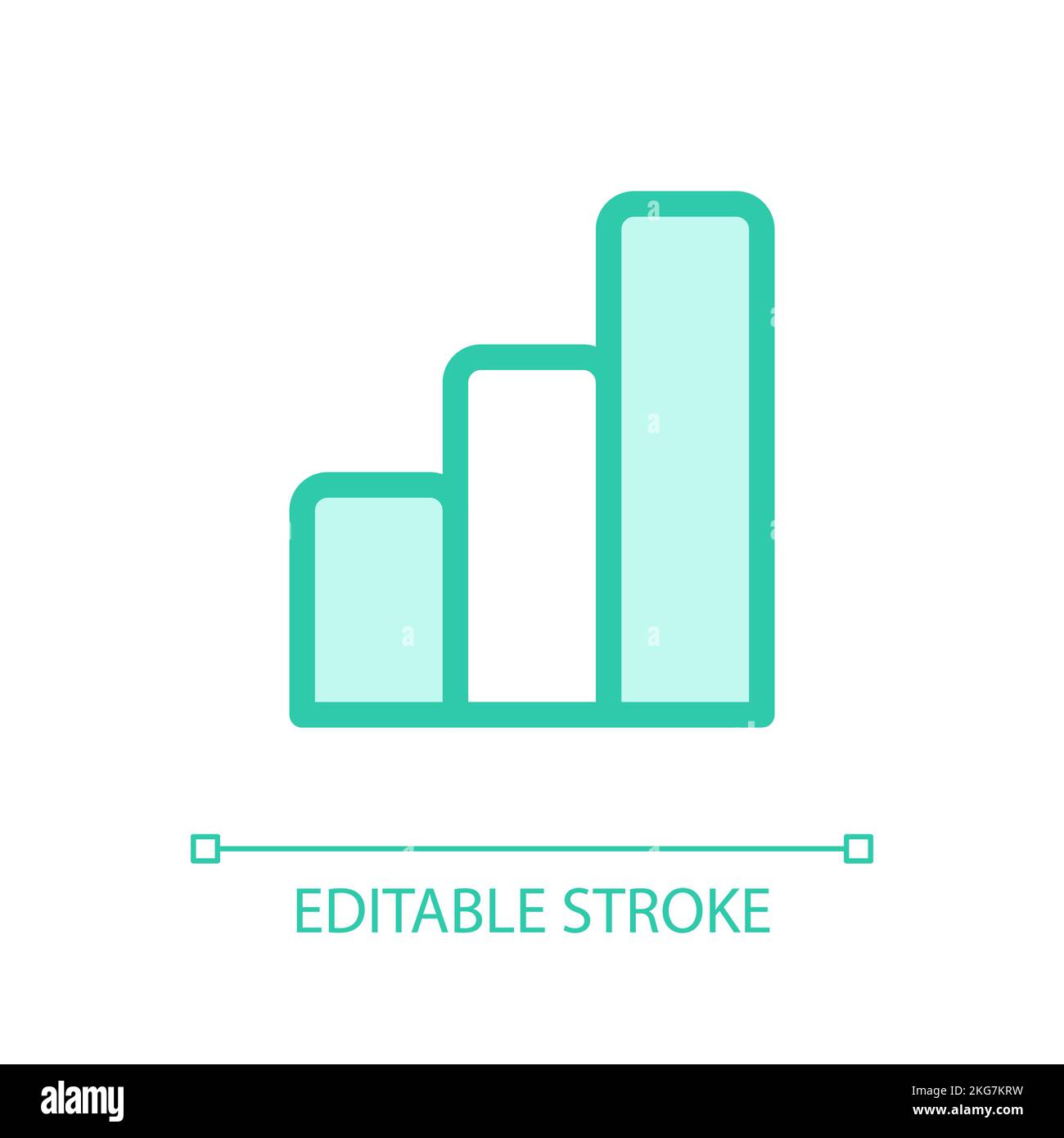 Bar chart pixel perfect glassmorphism ui icon Stock Vector Image & Art ...