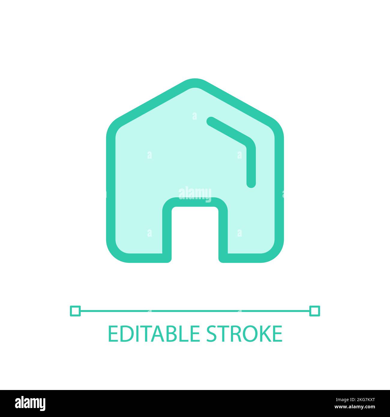 Home pixel perfect glassmorphism ui icon Stock Vector Image & Art - Alamy