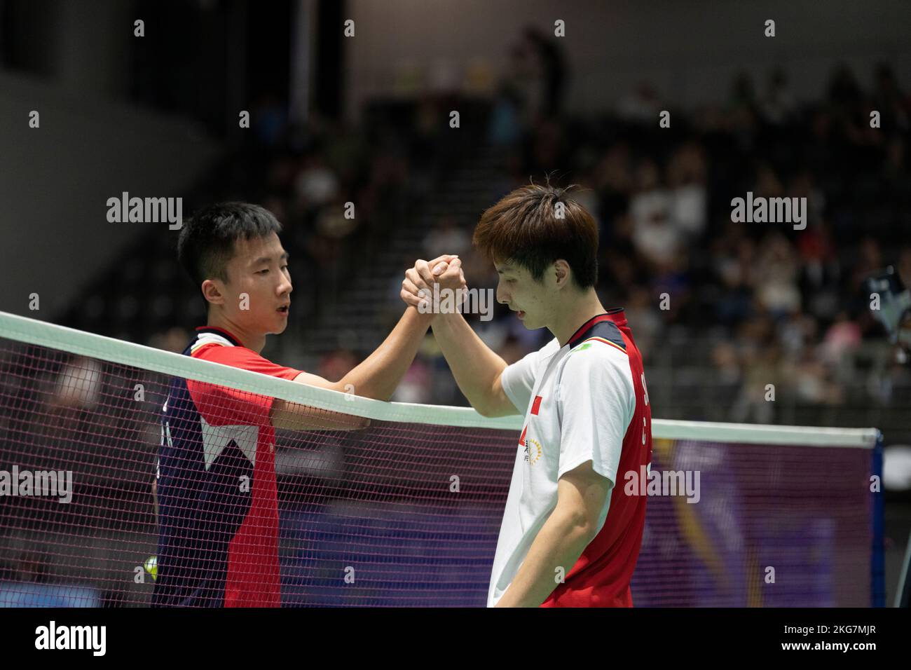 SYDNEY, AUSTRALIA - NOVEMBER 20: Huang Zu Lu and Yu Qi Shi of China ...