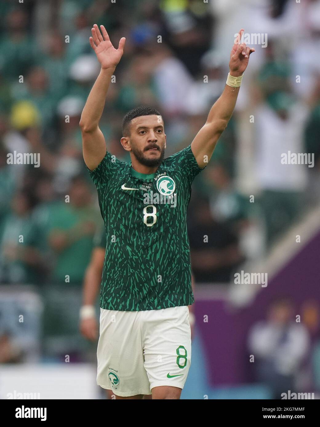 Almalki Abdulelah of Saudi Arabia during the Qatar 2022 World Cup match ...