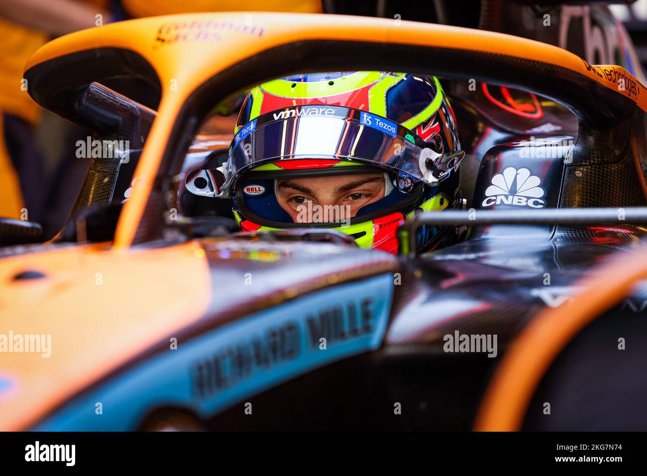 PIASTRI Oscar (aus), McLaren F1 Team MCL36, portrait during the 2022 ...