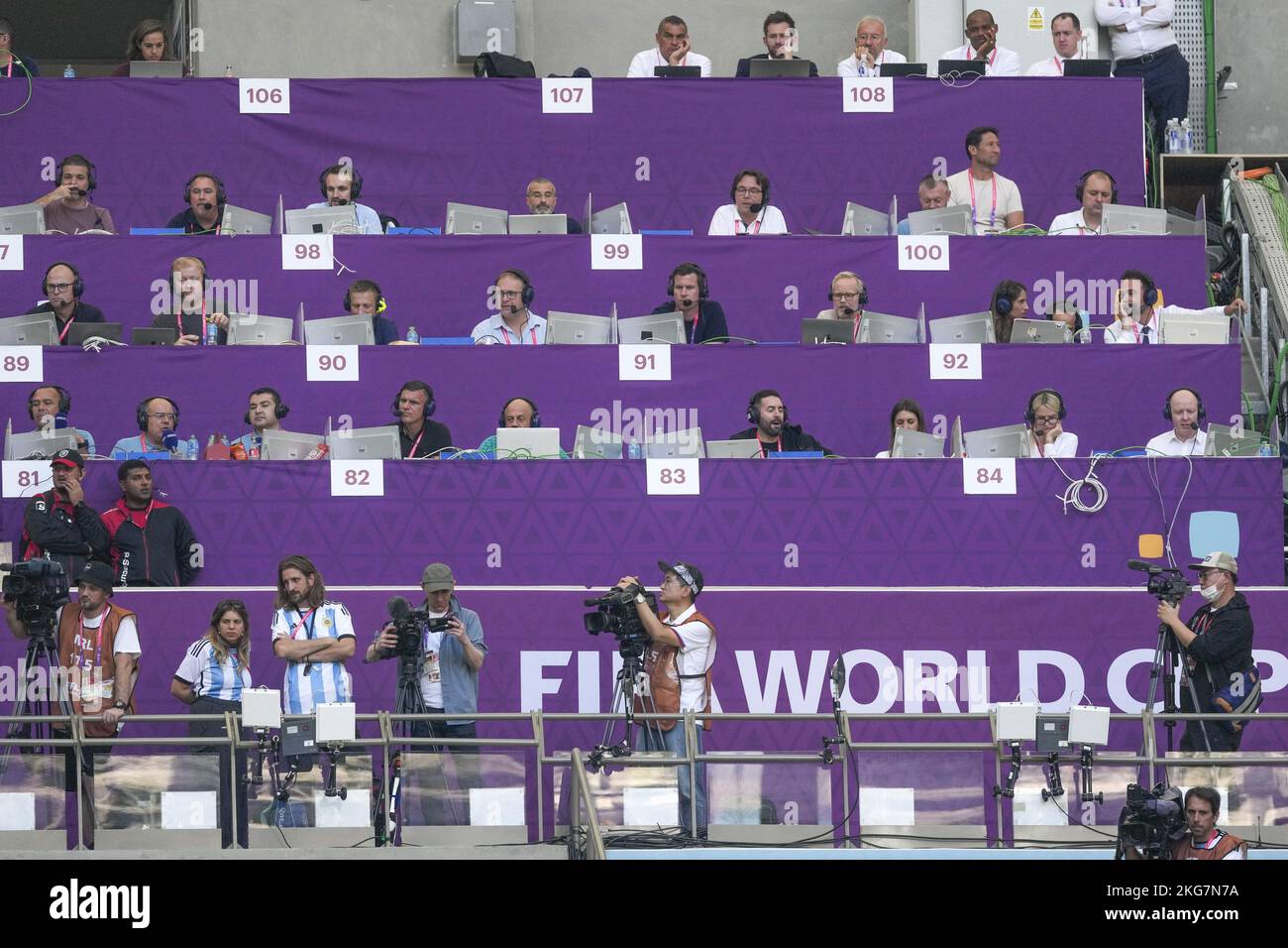 DOHA, 22-11-2022 Lusail Stadium World Cup 2022 in Qatar game between ...