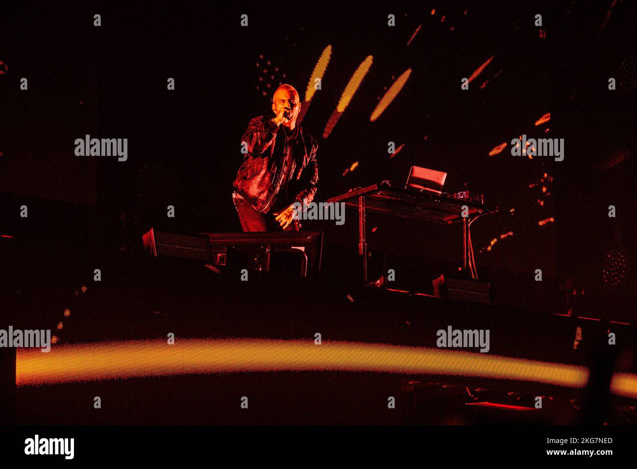 Luche on stage during the Italian singer Music Concert Luche - DVLA ...