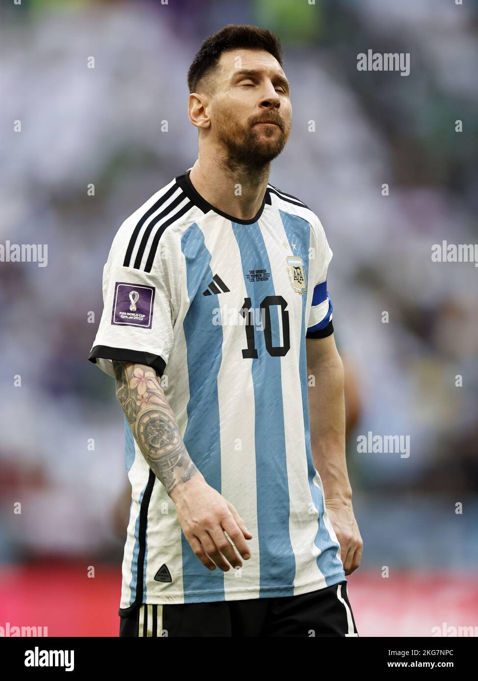 Lusail City, Qatar. 22nd Nov, 2022. LUSAIL CITY - Lionel Messi of ...