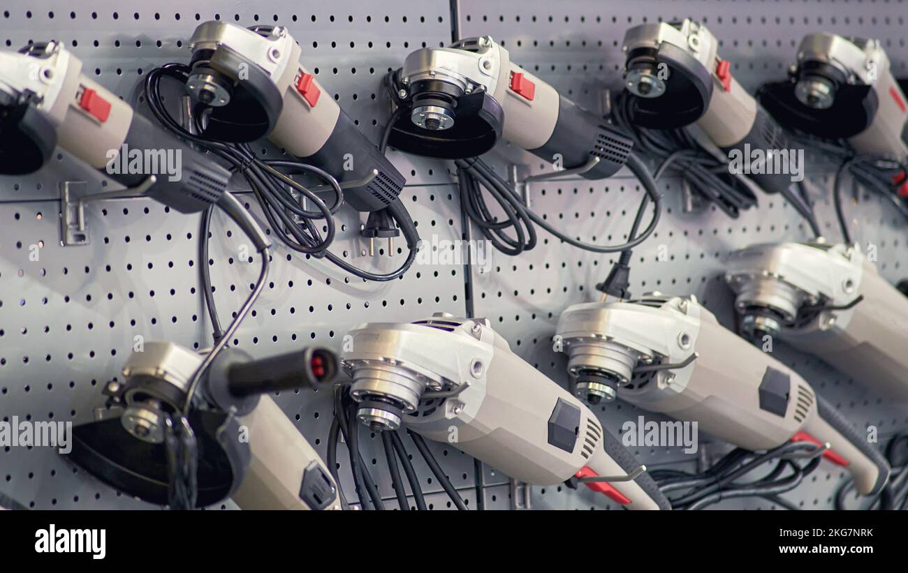 A professional tool for work, repair and construction in the store ...