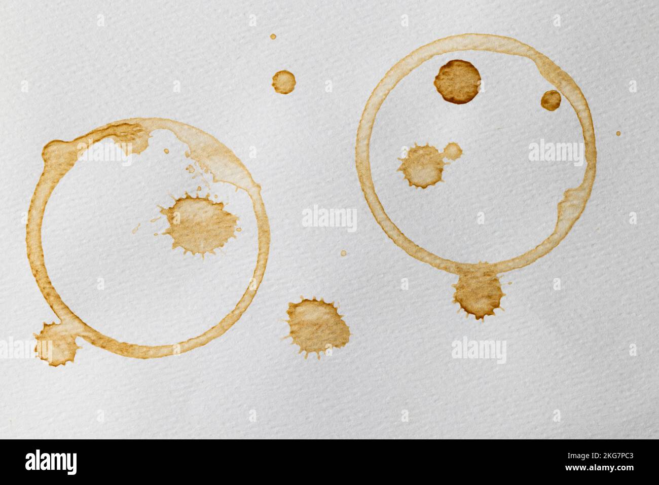 White stained memo note with copy space on white background Stock Photo ...