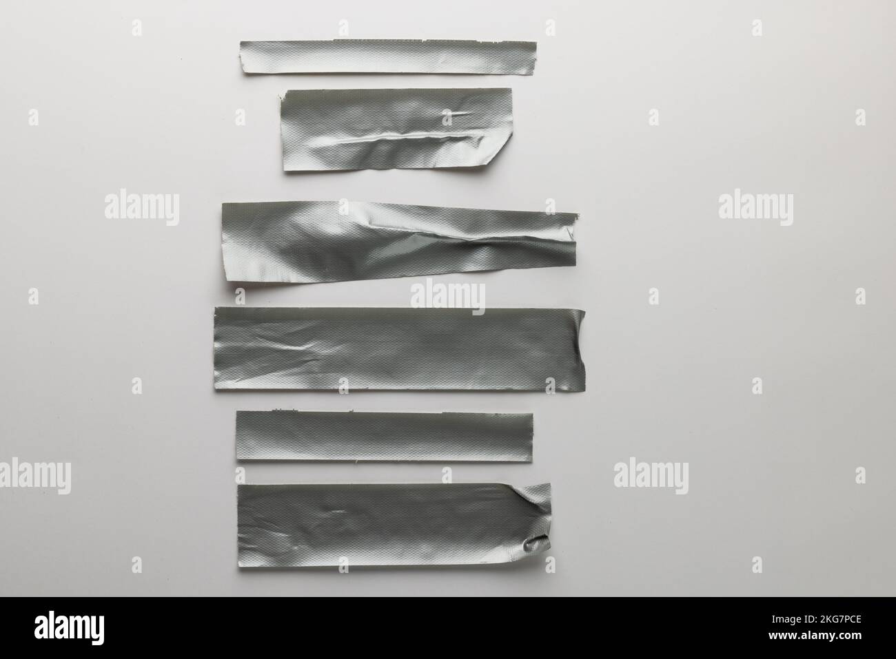 Silver masking tape with copy space on white background Stock Photo - Alamy