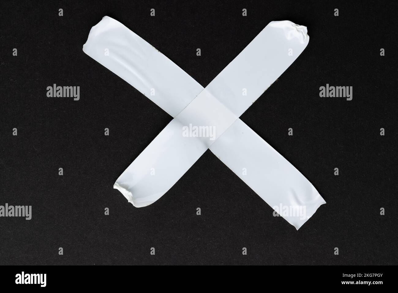 Black and white tape hi-res stock photography and images - Alamy