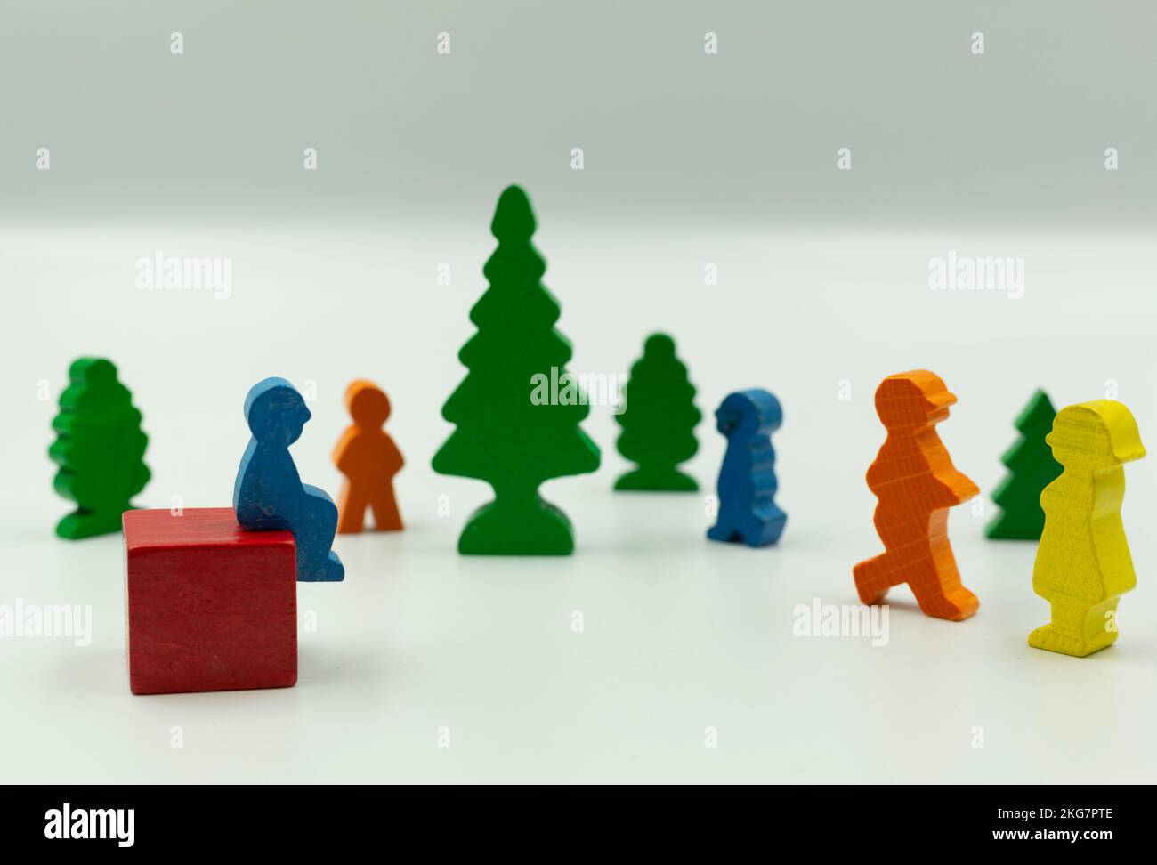 Human shapes of colors hi-res stock photography and images - Alamy