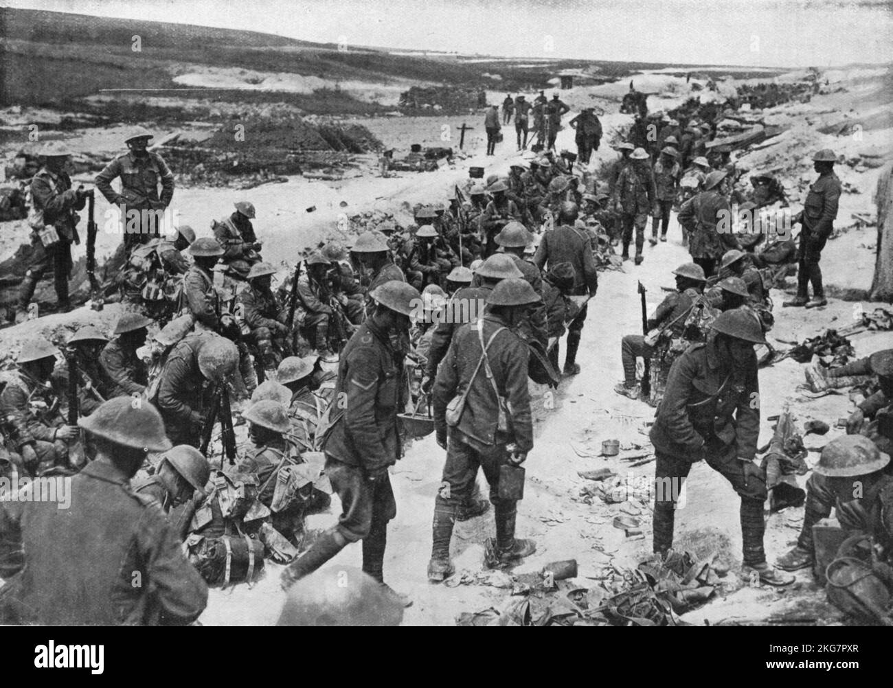 Western front ww1 battlefield Black and White Stock Photos & Images - Alamy