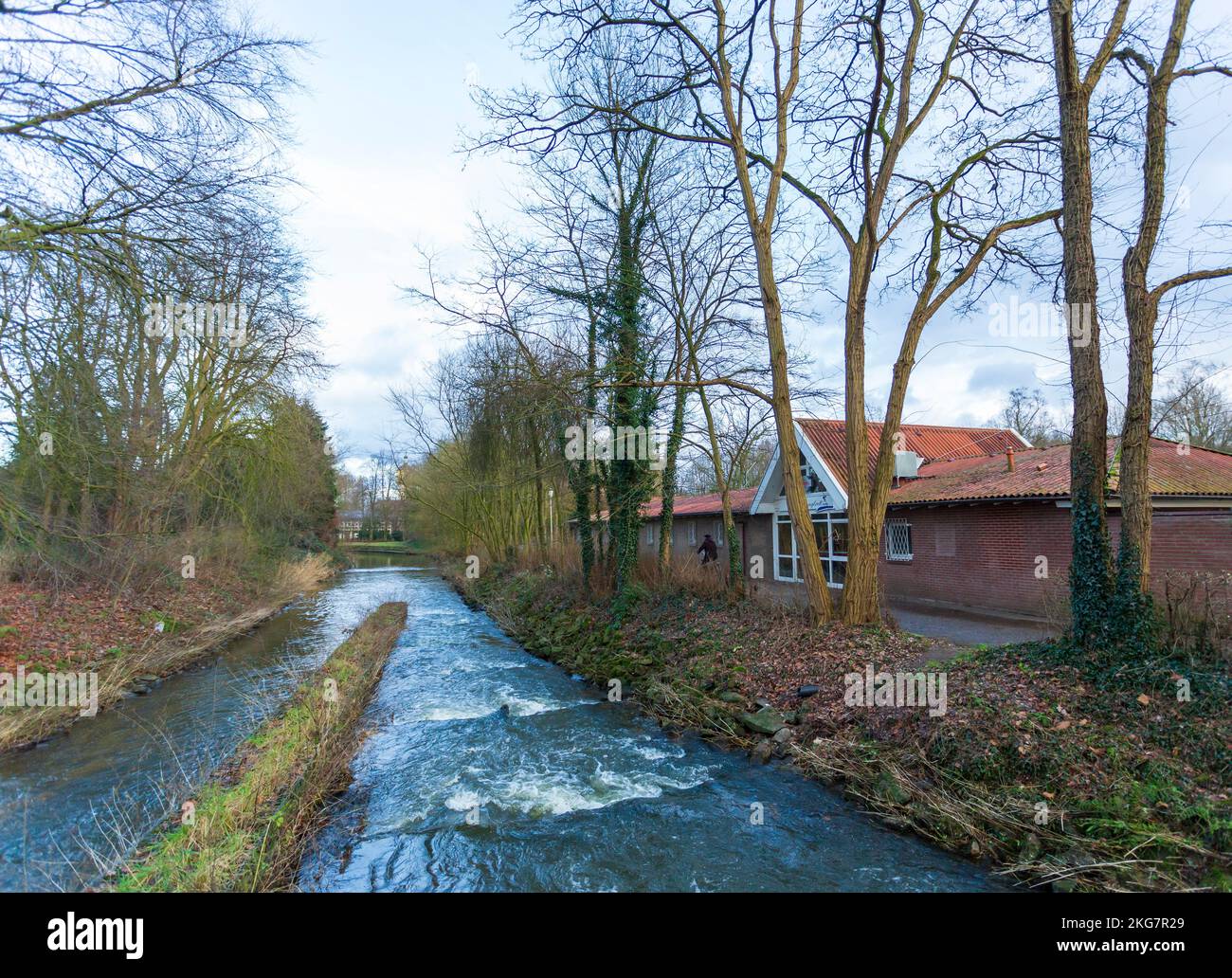 creeks and parks. Gronau city park in Germany Stock Photo - Alamy
