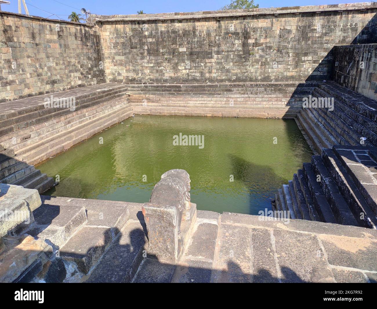 Temple Tank at the Chennakeshava Temple in Belur Stock Photo - Alamy
