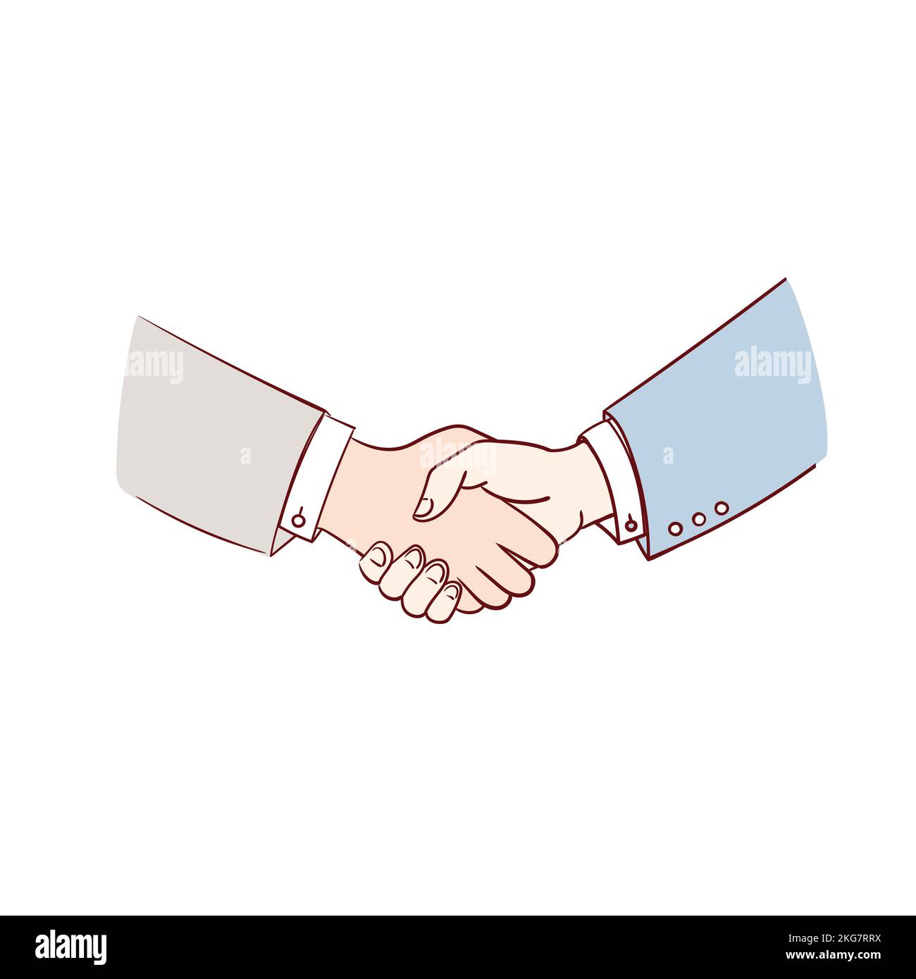 Handclasp Stock Vector Images - Alamy