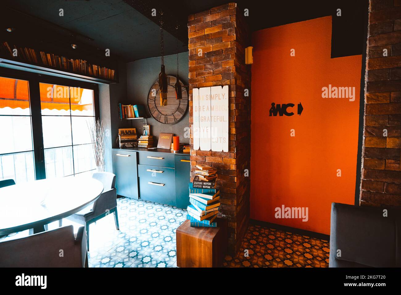 Restaurant toilet - WC Stock Photo - Alamy