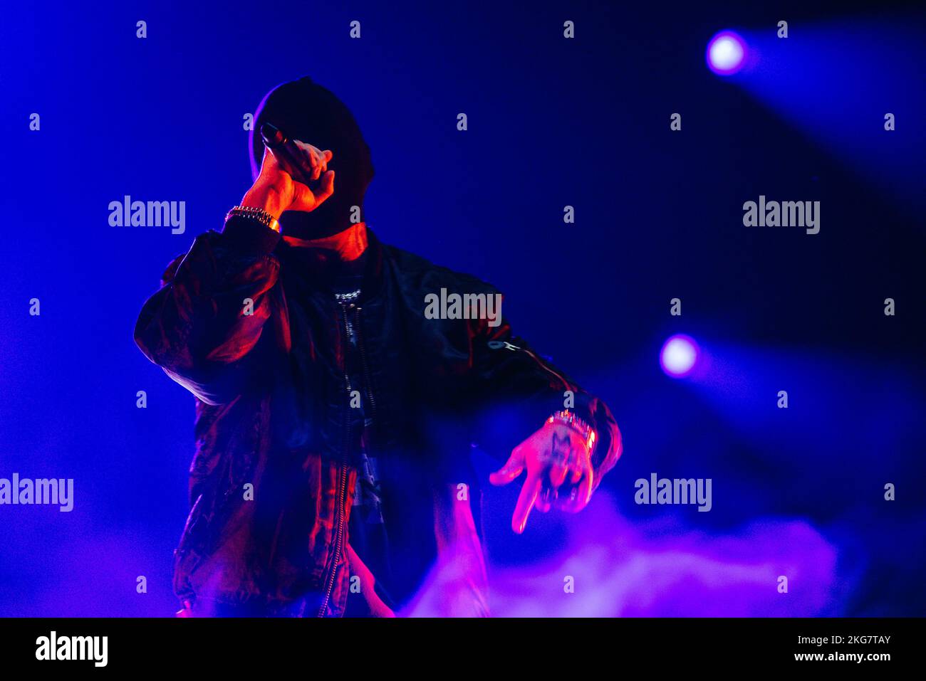 Mediolanum Forum, Milan, Italy, November 21, 2022, Luche on stage ...