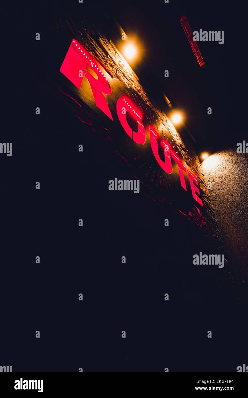 Bar and stage interior Stock Photo - Alamy