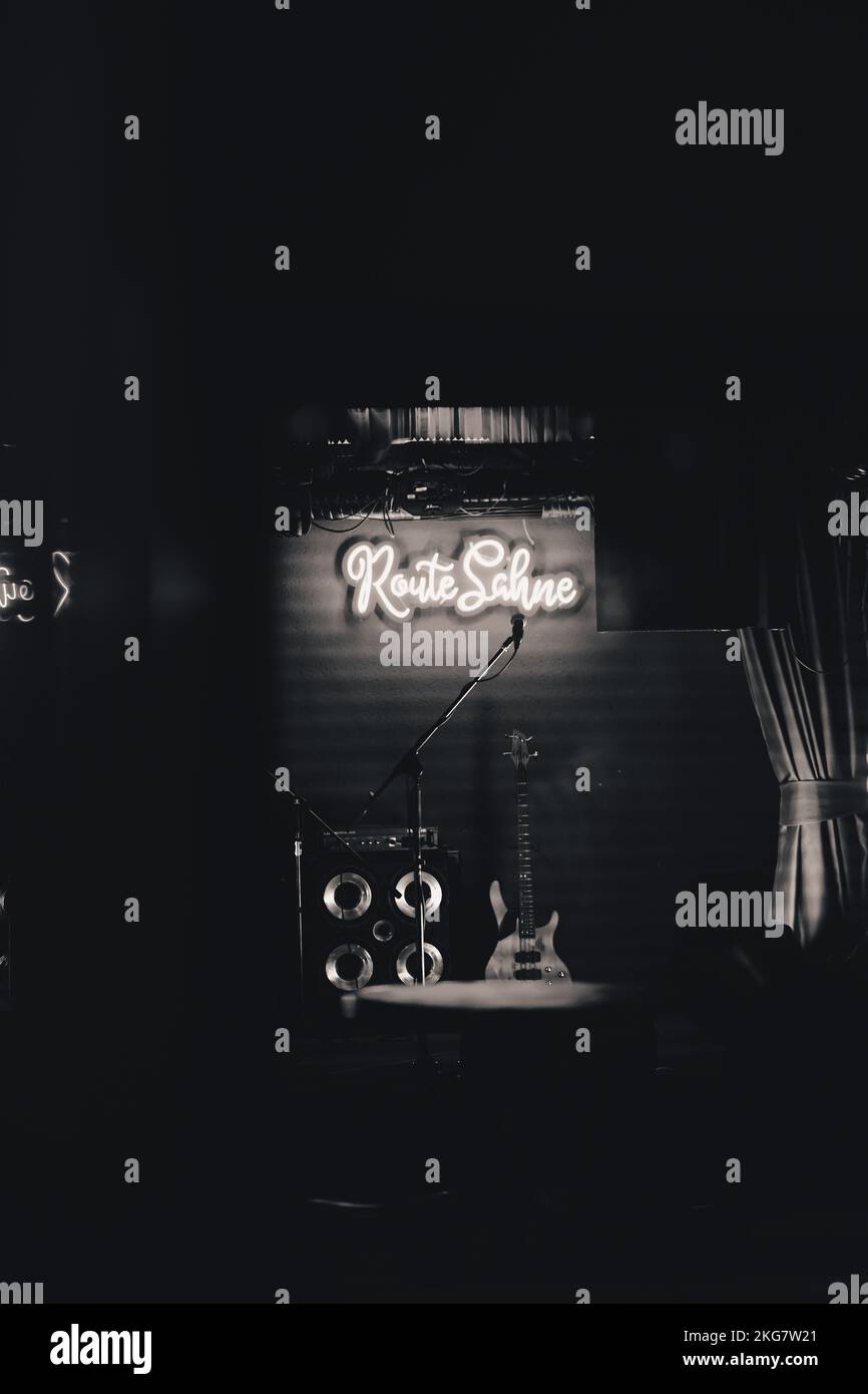 Concert area in the pub Stock Photo - Alamy