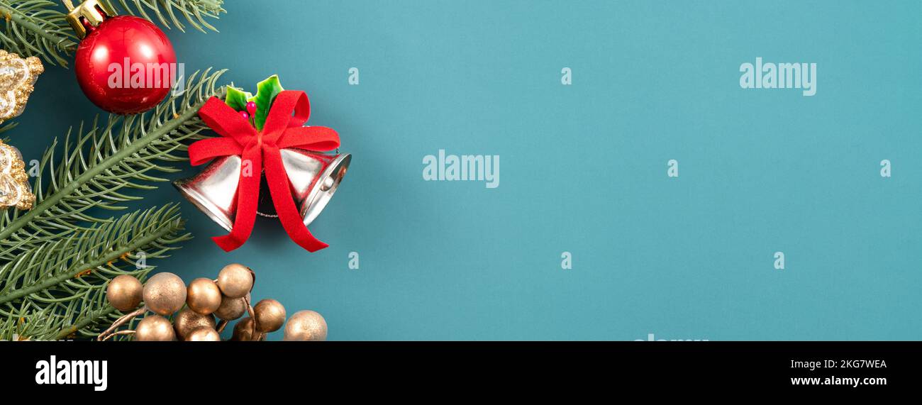 Christmas background design concept, holiday decoration ornament ...