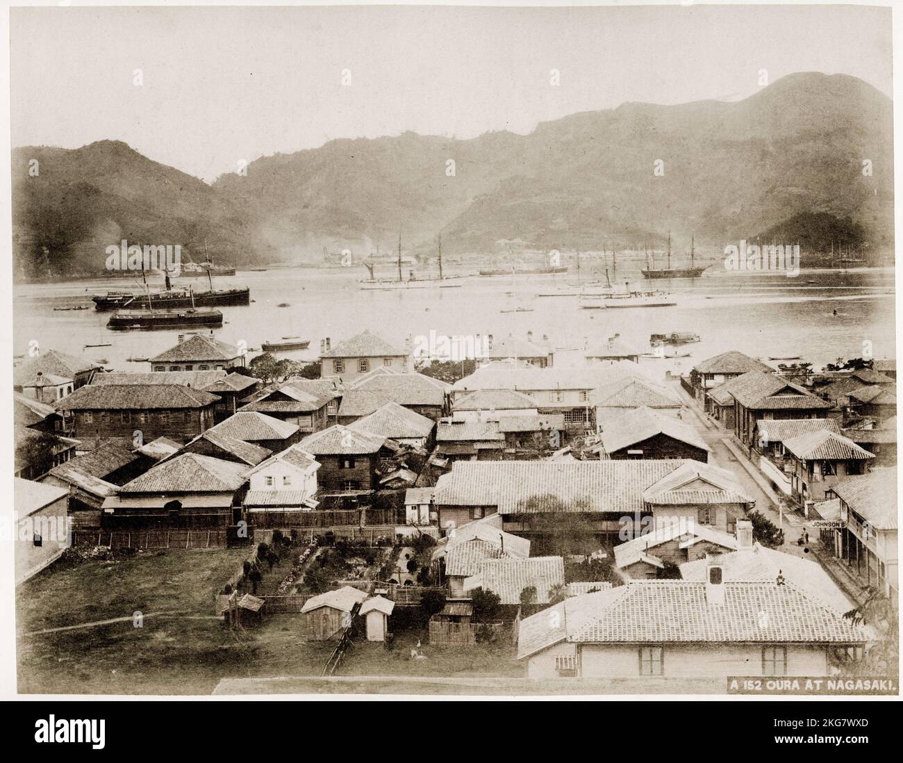 Nagasaki harbour historical hi-res stock photography and images - Alamy