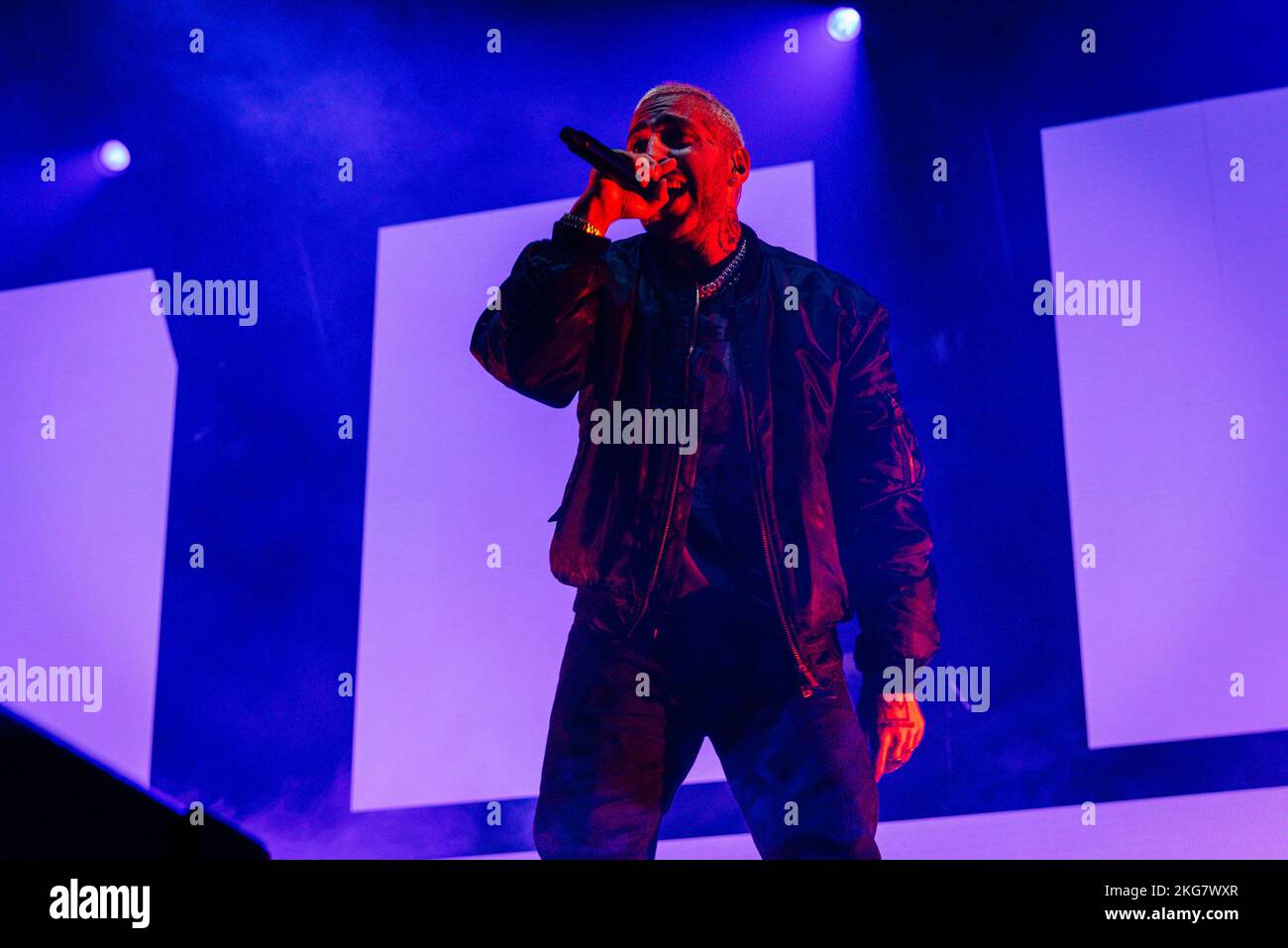 Mediolanum Forum, Milan, Italy, November 21, 2022, Luche on stage ...