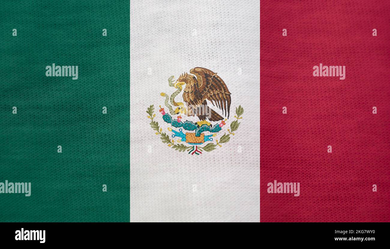mexican flag texture as background Stock Photo - Alamy