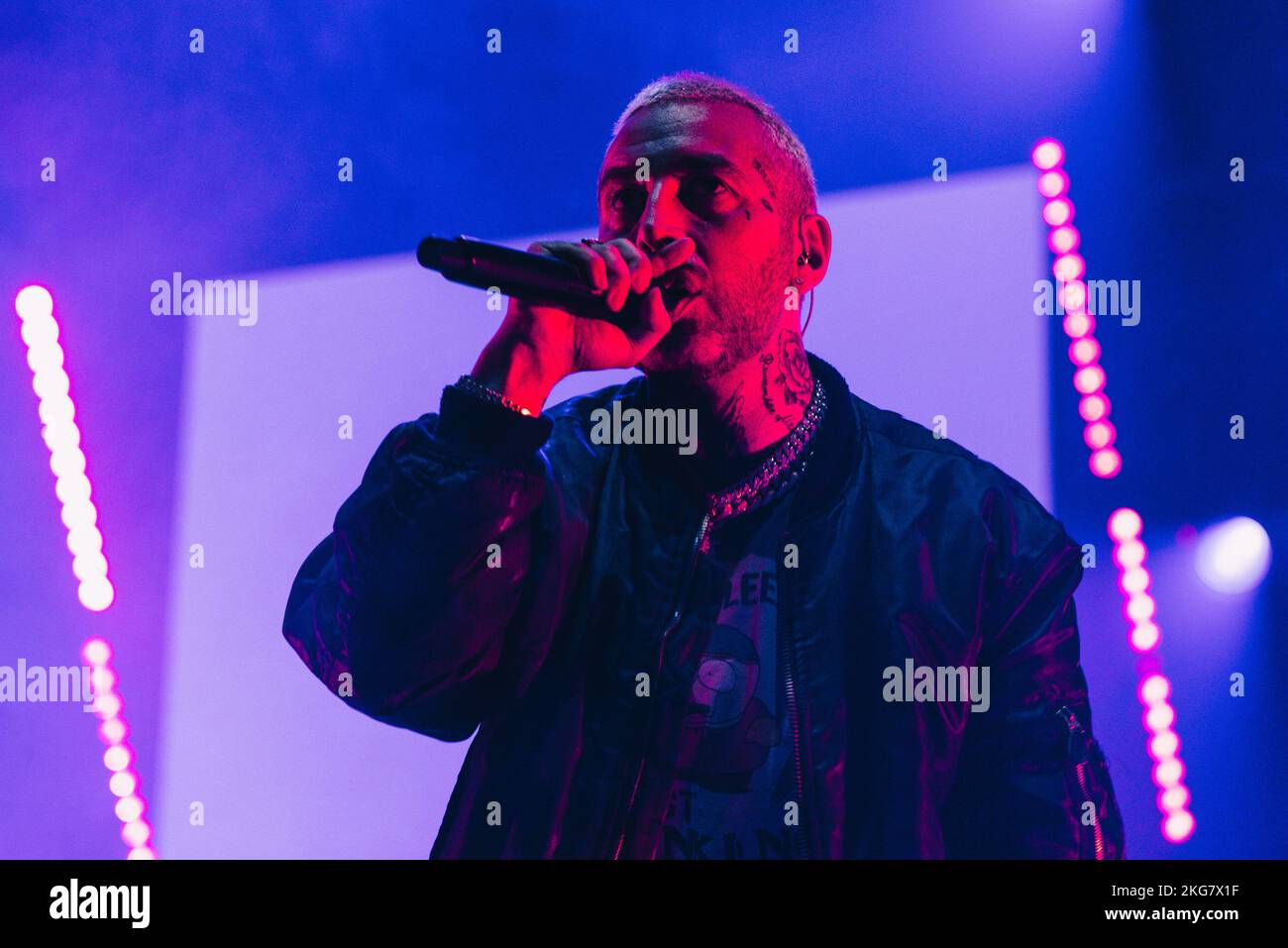 Mediolanum Forum, Milan, Italy, November 21, 2022, Luche on stage ...