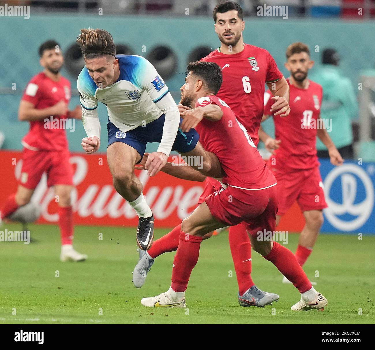 21.11.2022, Khalifa International Stadium, Doha, QAT, World Cup FIFA 2022, Group B, England vs ...