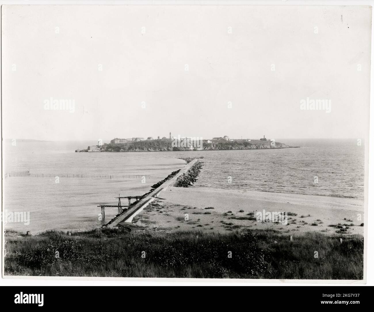 Early 20th century press print, Canada: Partridge Island, St John ...