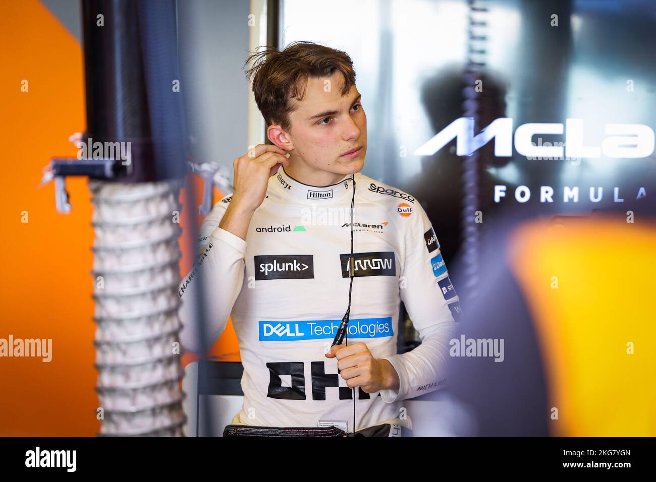 PIASTRI Oscar (aus), McLaren F1 Team MCL36, portrait during the 2022 ...